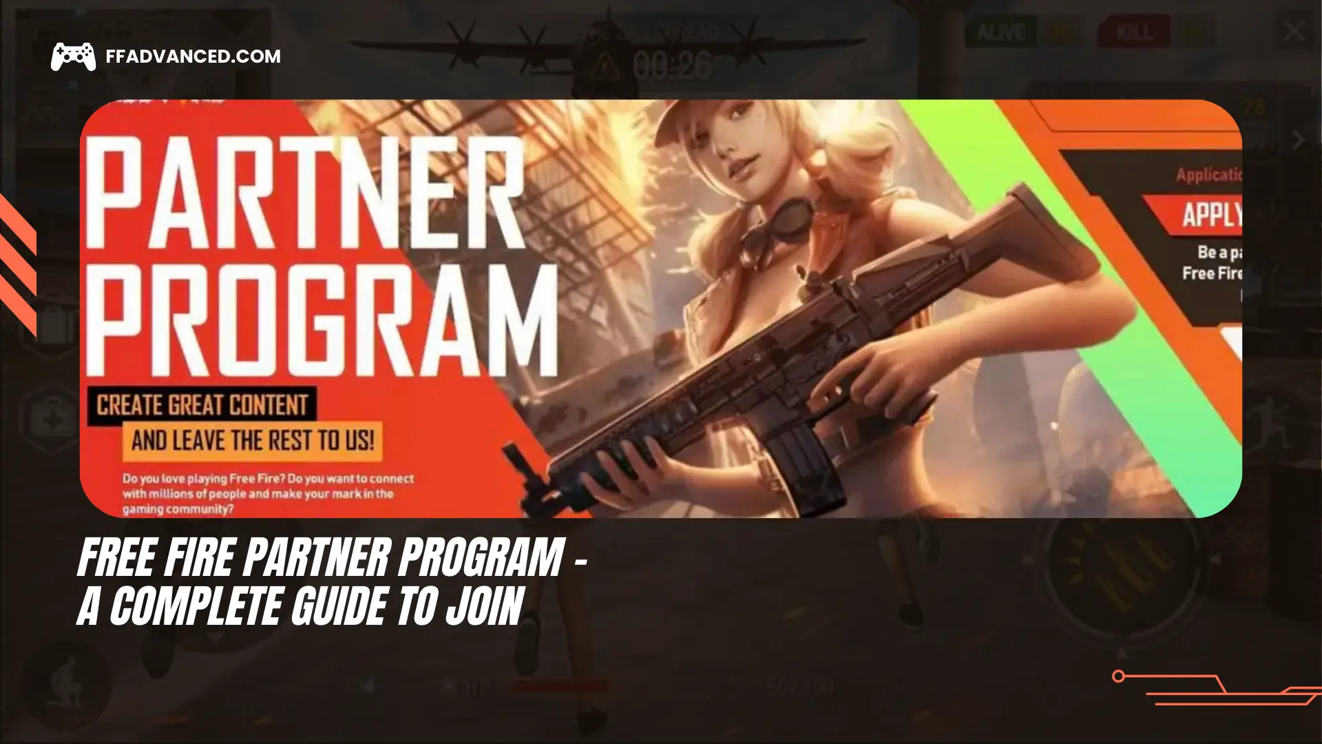 Free Fire Partner Program - A Complete Guide To Join
