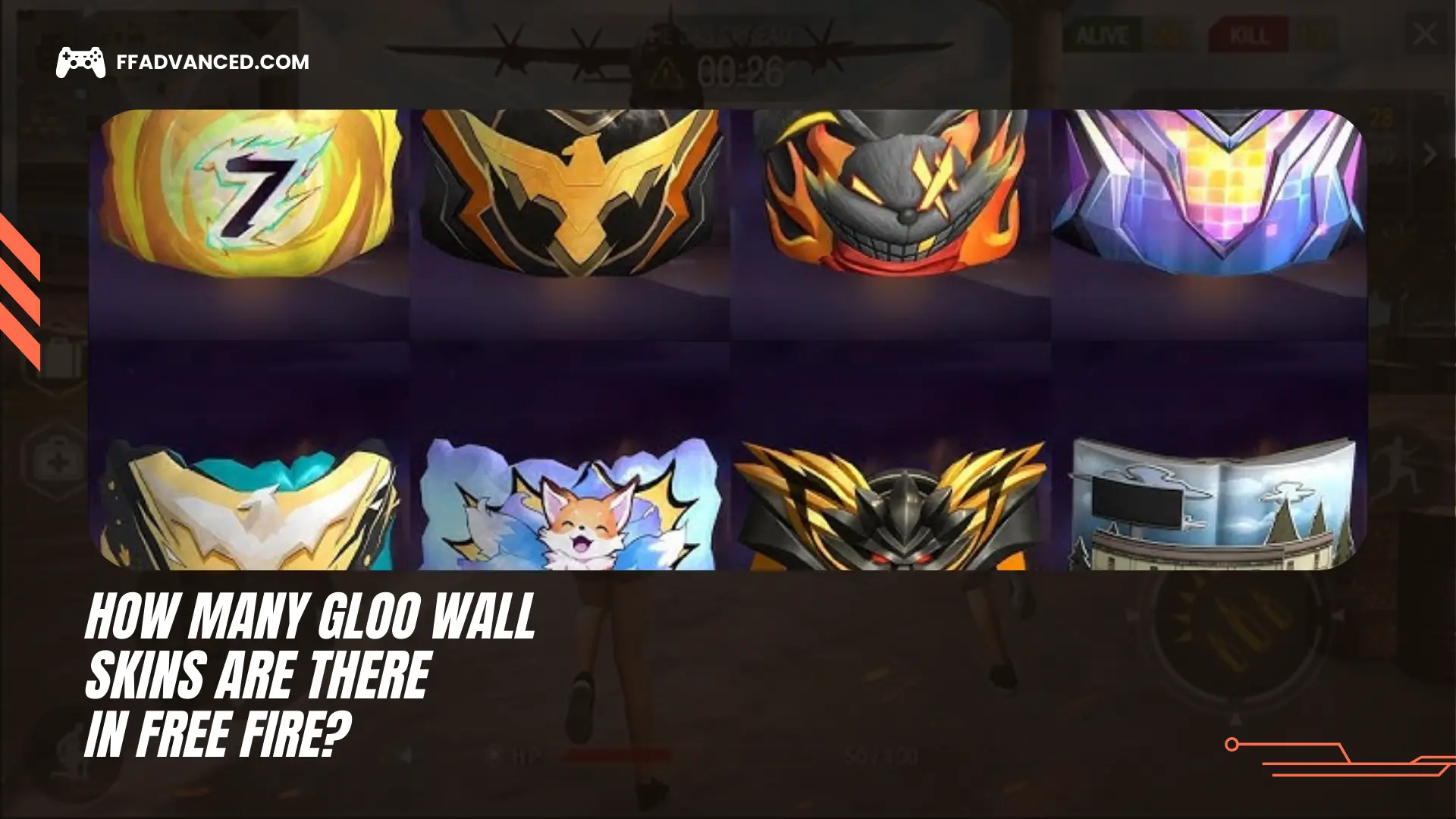 How Many Gloo Wall Skins Are There In Free Fire? - A Complete Guide
